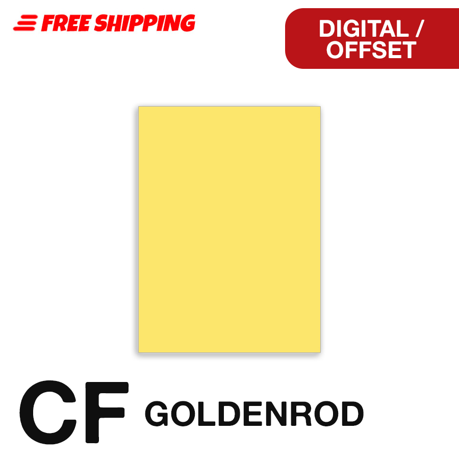 One Carton: 8.5″ x 11″ Goldenrod CF Singles Nekoosa Universal for ...
