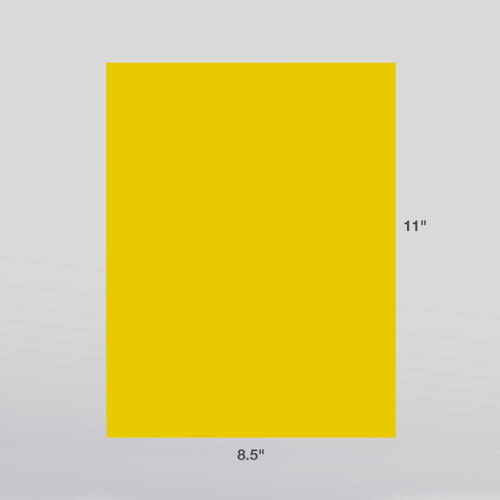Strata Score-Bak 17" x 22" Solar Yellow Astrobright SC-035 | Randolph