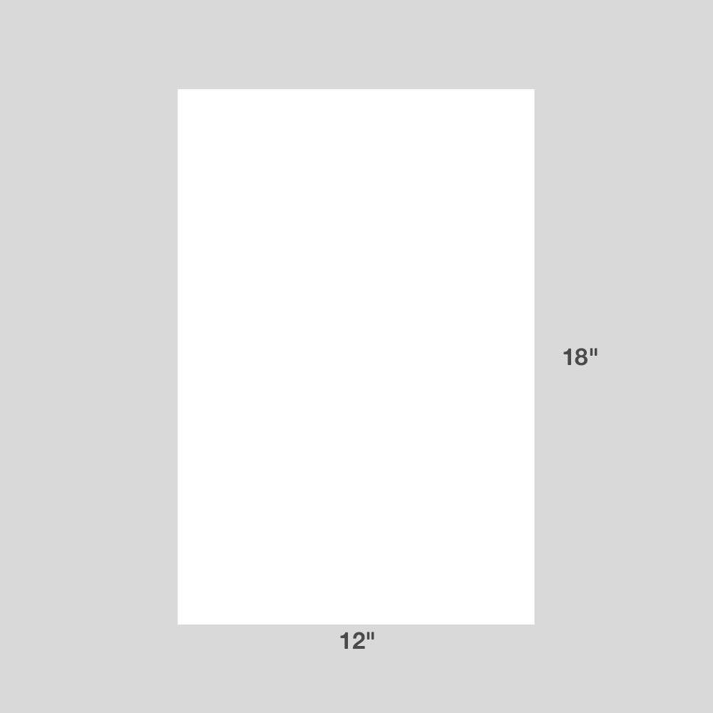 Strata Digital Express 12" x 18" Clear Vinyl Dual Purpose SC-467 | Randolph