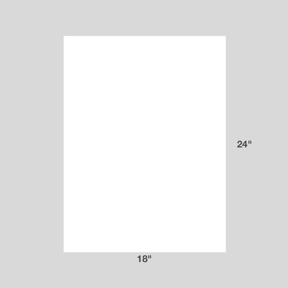 Strata Score-Bak 24" x 18" Soft White Offset Vinyl SC-194 | Randolph